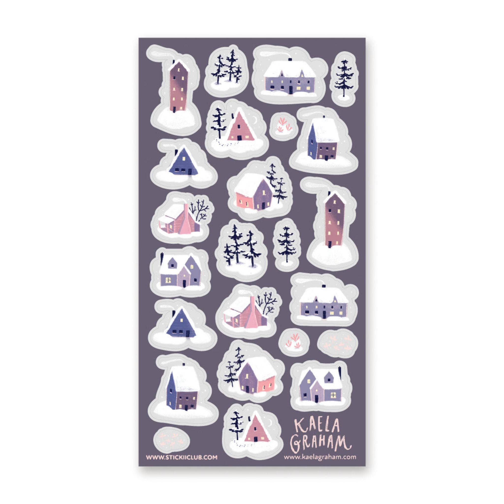 STICKII - Sticker Sheet - Kaela Graham - Snow-Covered Pastels – Ink ...