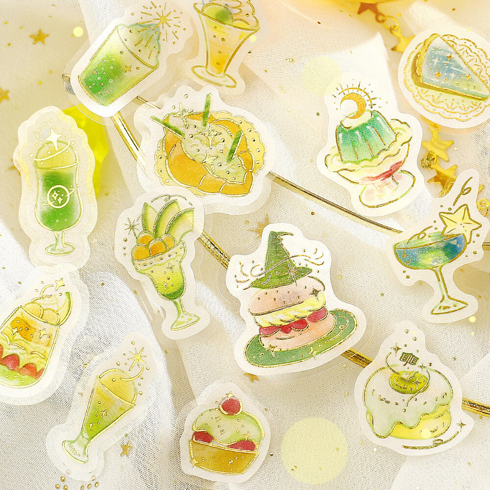 BGM - Flake Stickers - Cafe a la Mode - Magic - Light – Ink & Starstuff