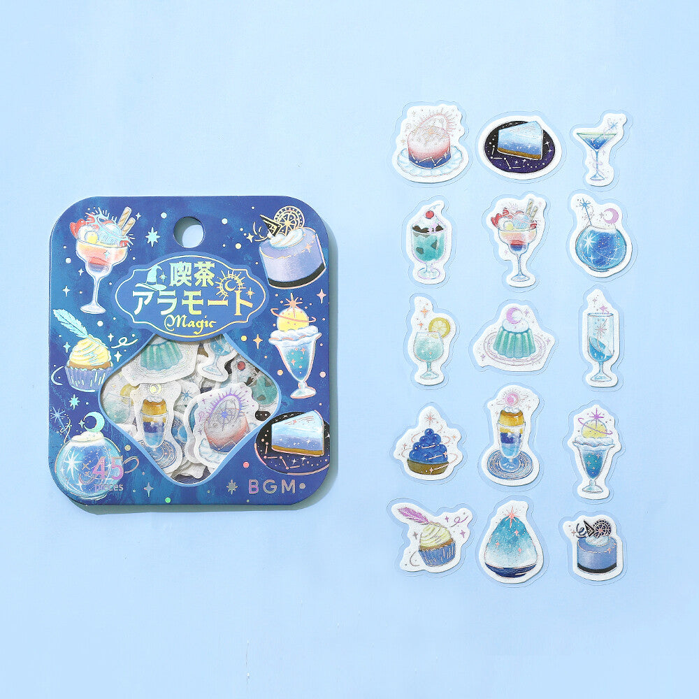 BGM - Flake Stickers - Cafe a la Mode - Magic - Ice – Ink & Starstuff