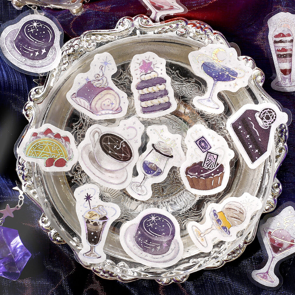 BGM - Flake Stickers - Cafe a la Mode - Magic - Darkness – Ink & Starstuff