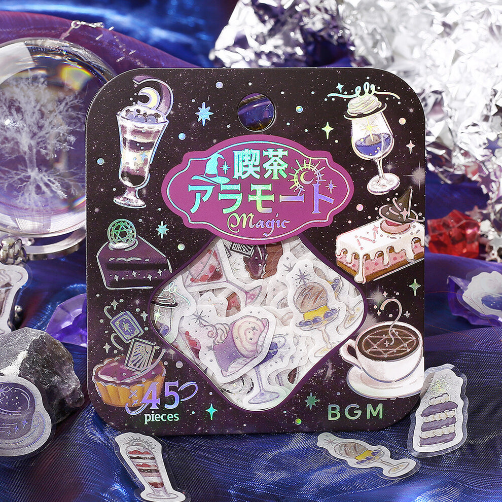 BGM - Flake Stickers - Cafe a la Mode - Magic - Darkness – Ink & Starstuff