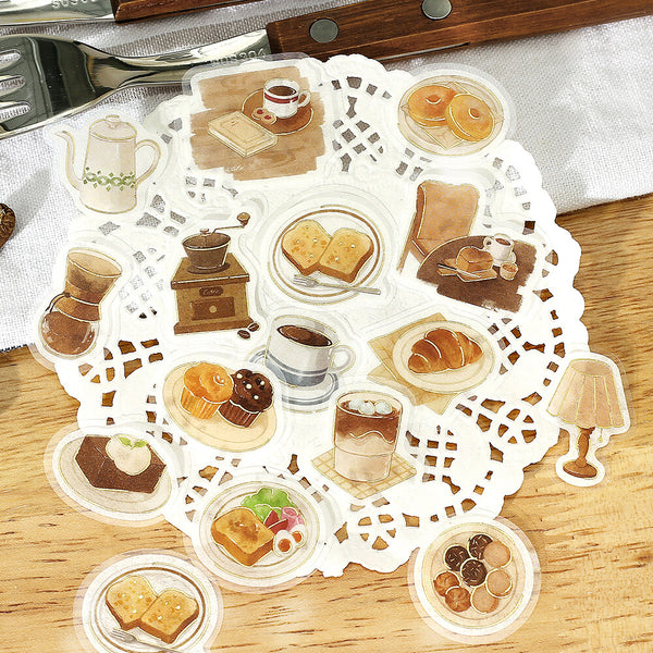 BGM - Flake Stickers - Today's Cafe - Home Cafe – Ink & Starstuff
