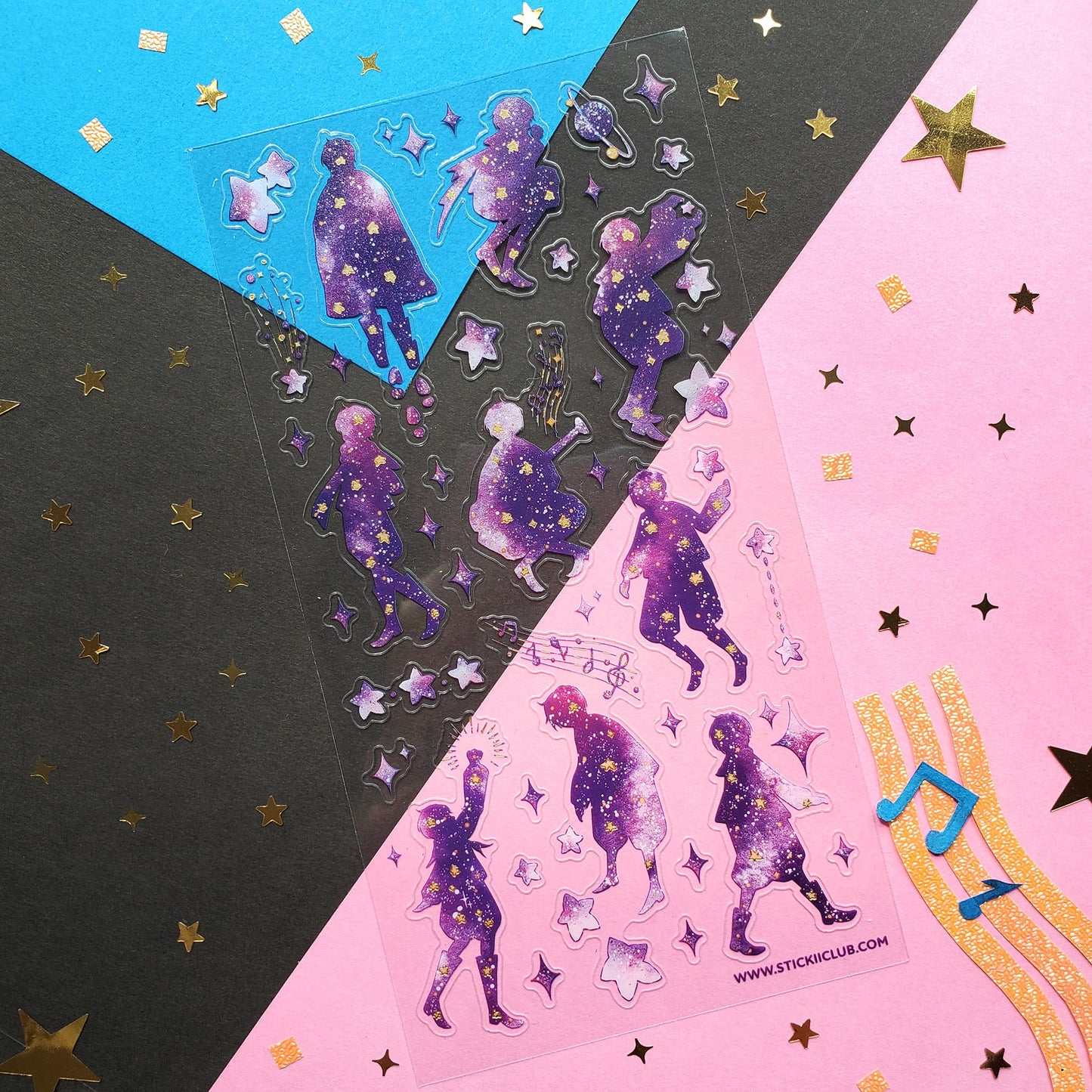 STICKII - Sticker Sheet - Starry Silhouettes – Ink & Starstuff