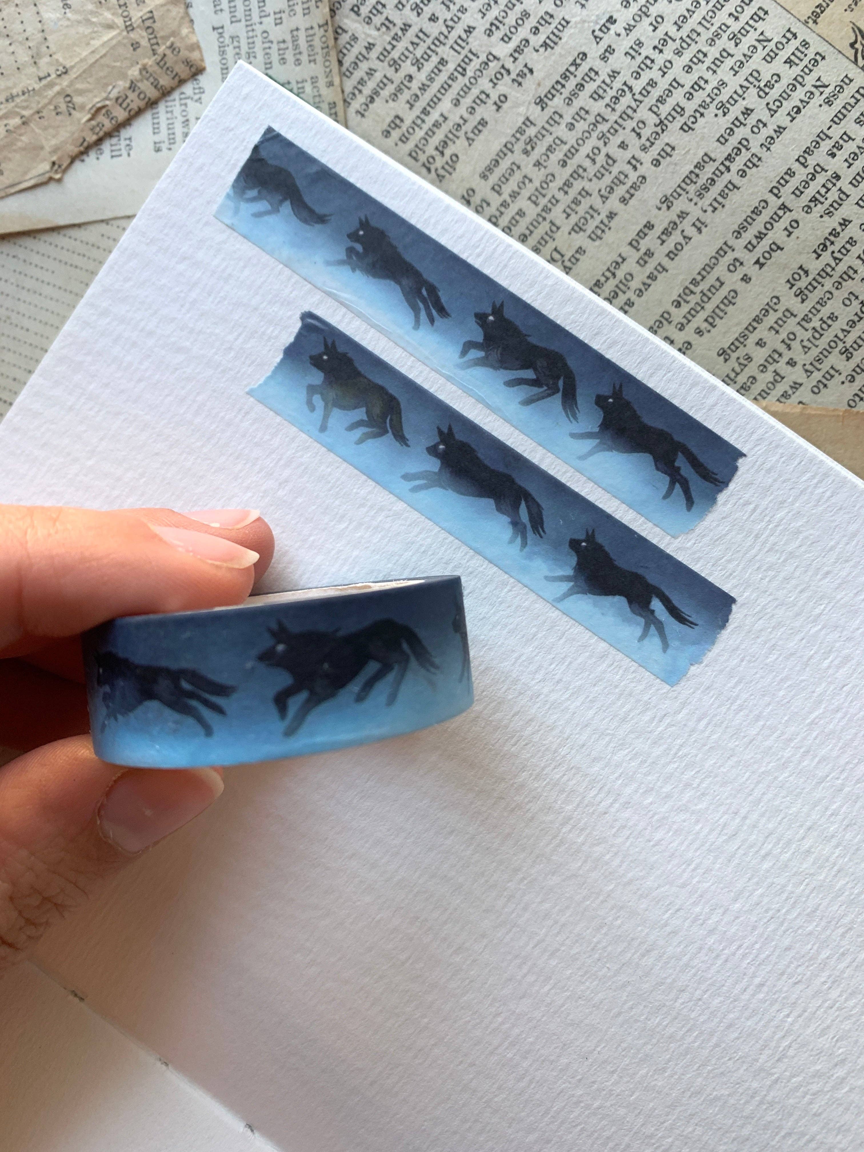 The Creeping Moon - Washi Tape - Wolf Pack – Ink & Starstuff